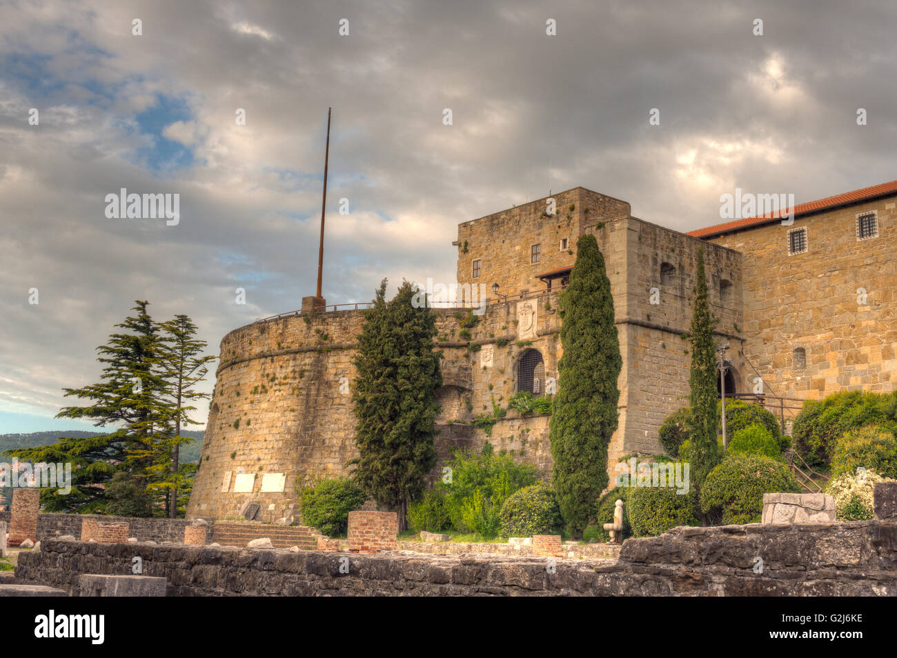 San giusto castle hi-res stock photography and images - Alamy