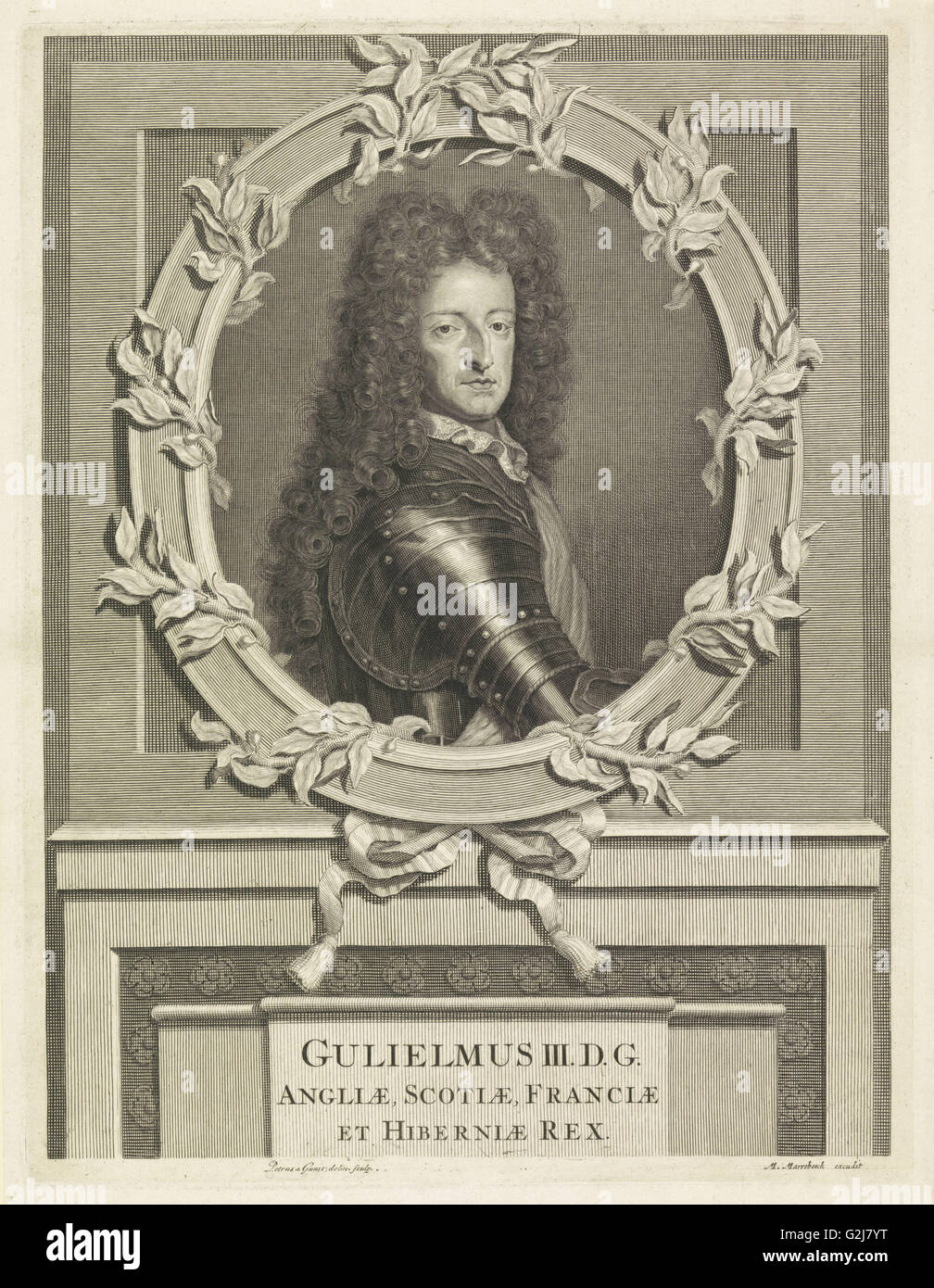 Portrait of William III, Prince of Orange, Pieter van Gunst, 1688 ...