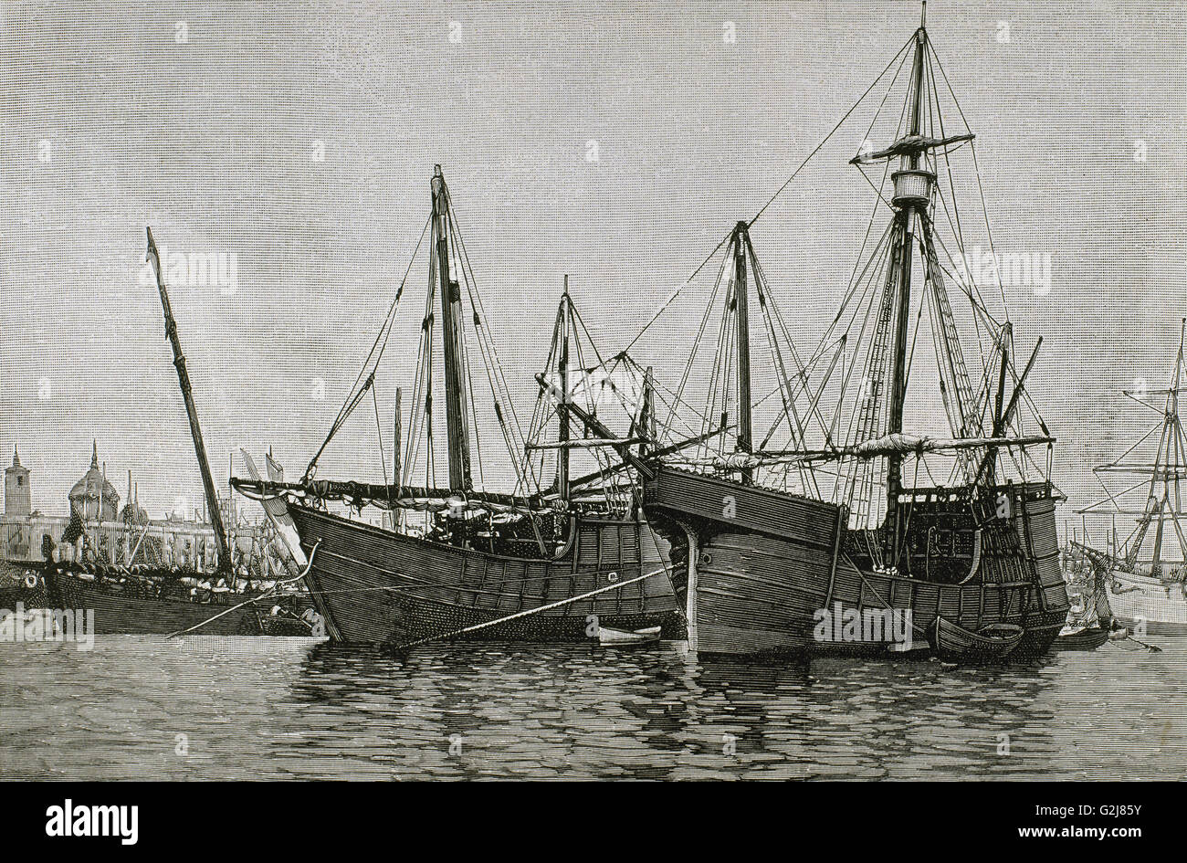 Caravel 15th century hi-res stock photography and images - Alamy