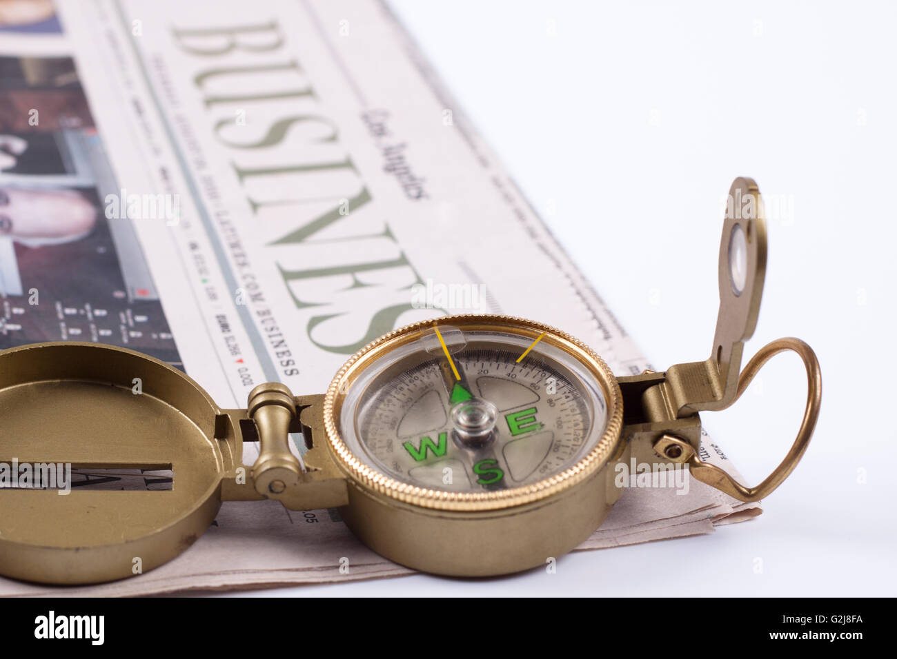 Compass pointing north hi-res stock photography and images - Alamy