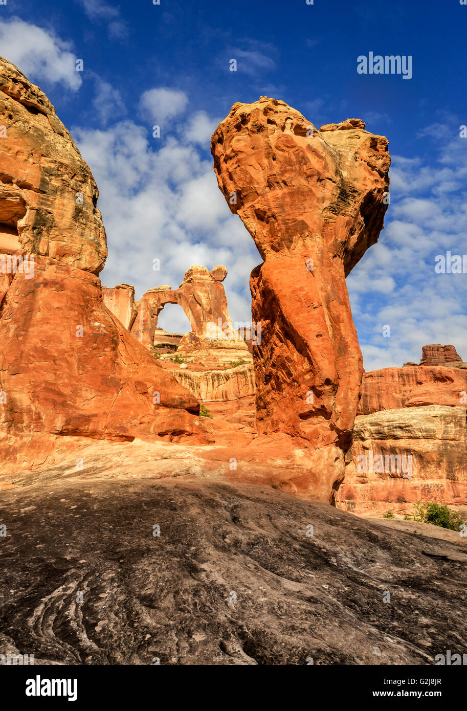 Angel Arch with Molar Rock Stock Photo - Alamy