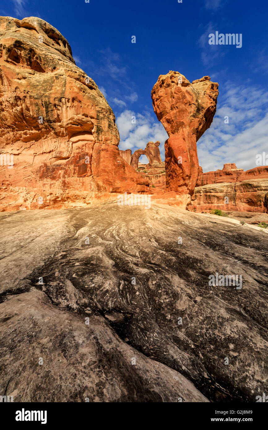 Angel Arch with Molar Rock Stock Photo - Alamy