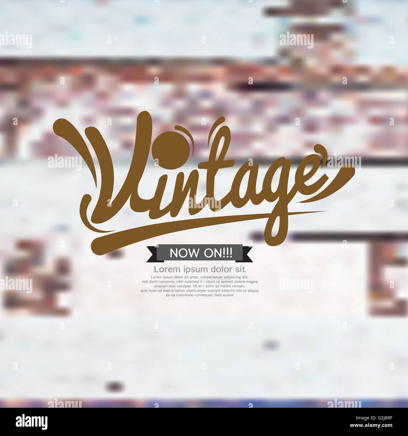 Vintage Background Vector Illustration Stock Vector Image & Art - Alamy