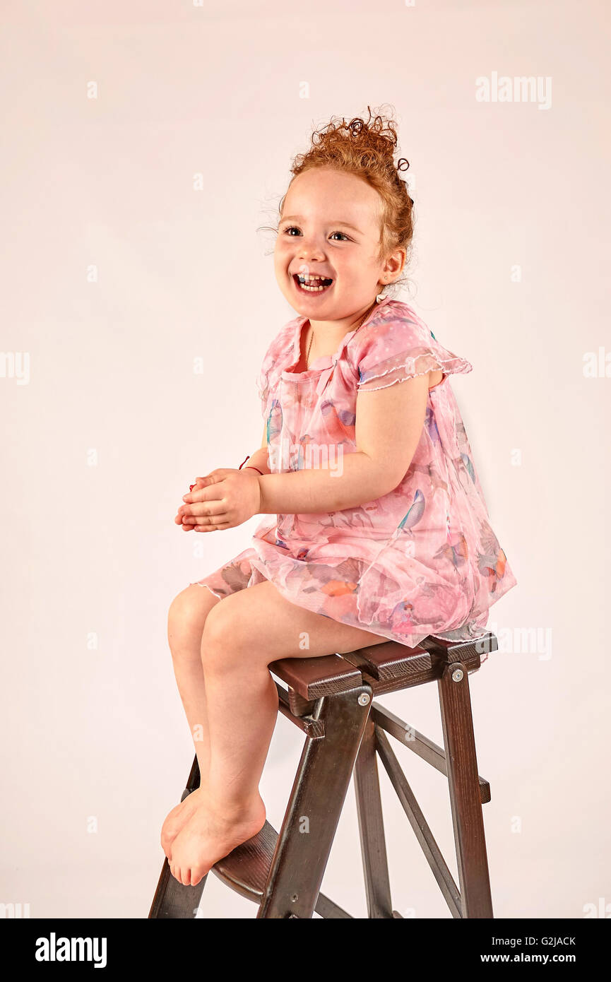 Child girl model catwalk hi-res stock photography and images - Alamy