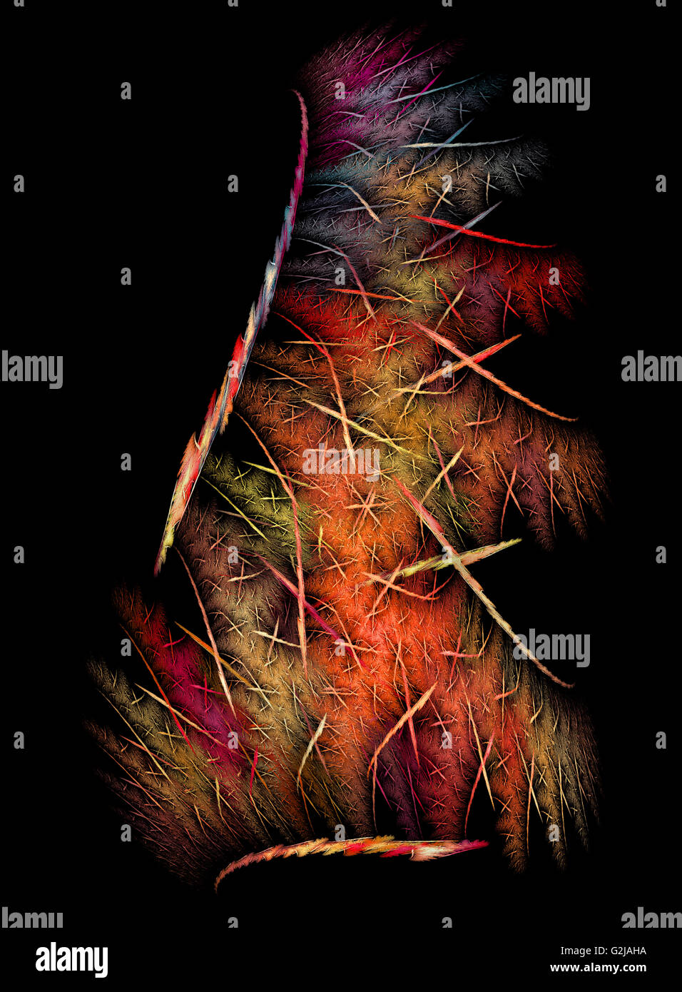 Multi Coloured Tree Stock Photo - Alamy