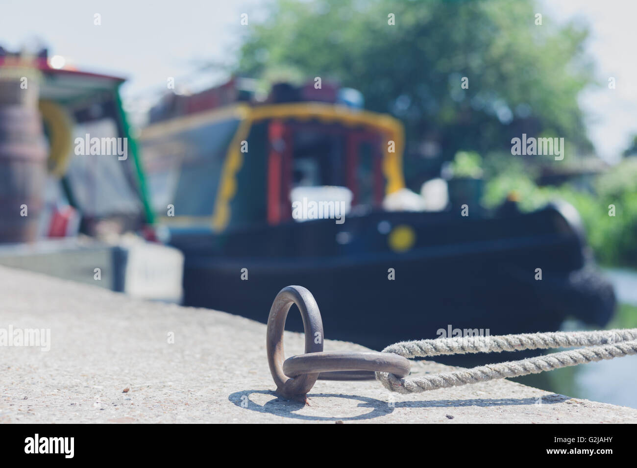Houseboats in a canal hi-res stock photography and images - Alamy