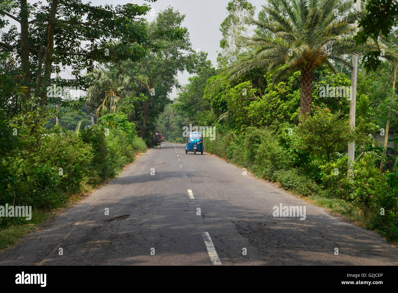 A street view of rural area in Bangladesh Stock Photo - Alamy