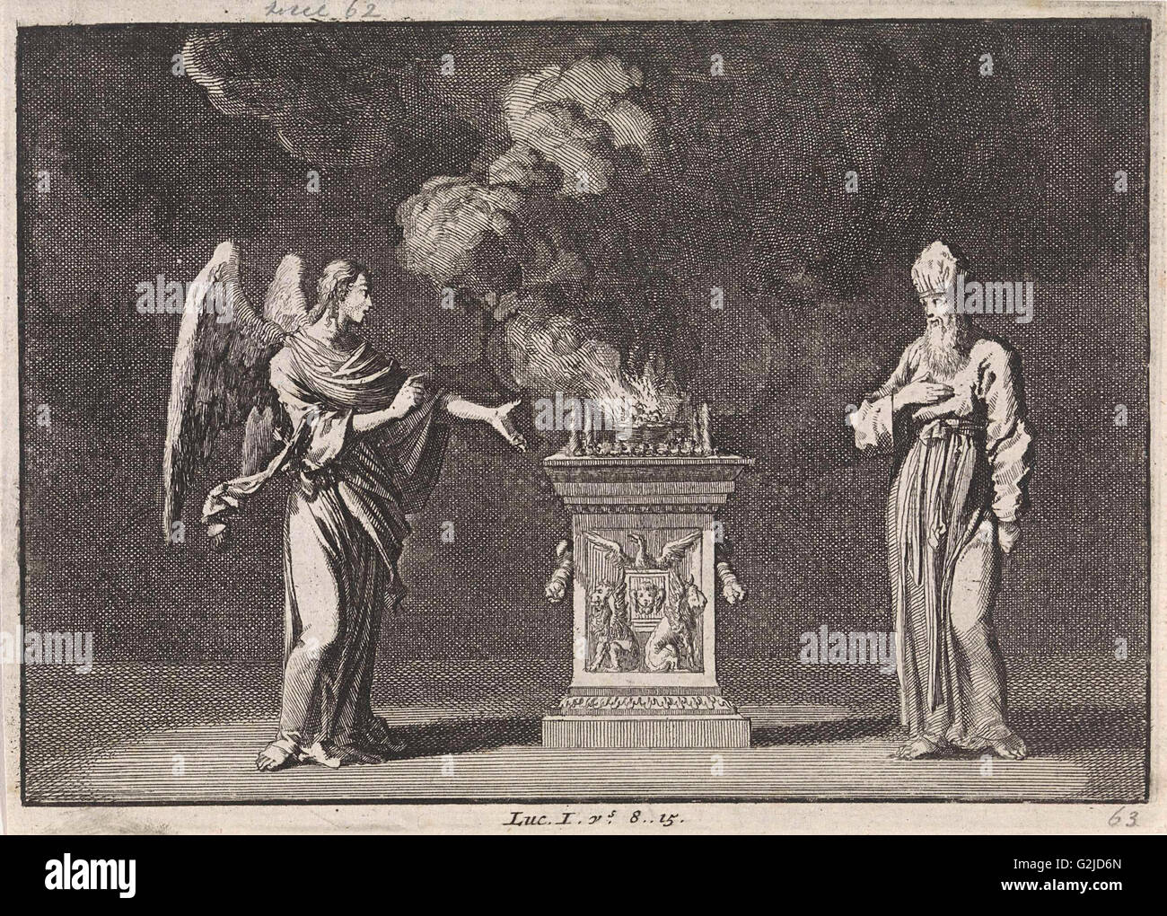 The Angel Gabriel Appears Zacharias High Resolution Stock Photography ...