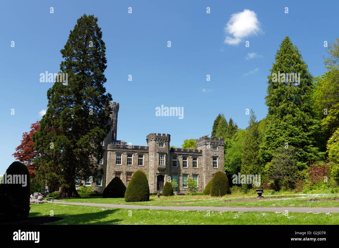 Cyfarthfa Castle former home of the Crawshay family, Merthyr Tydfil ...