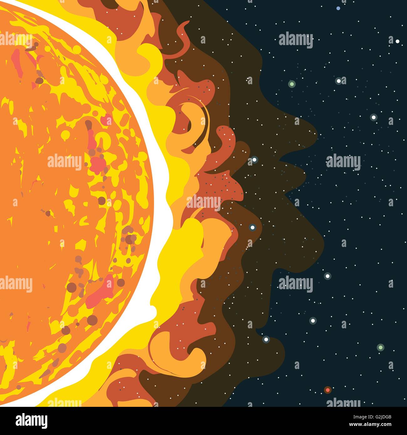 Heat Radiation From The Sun