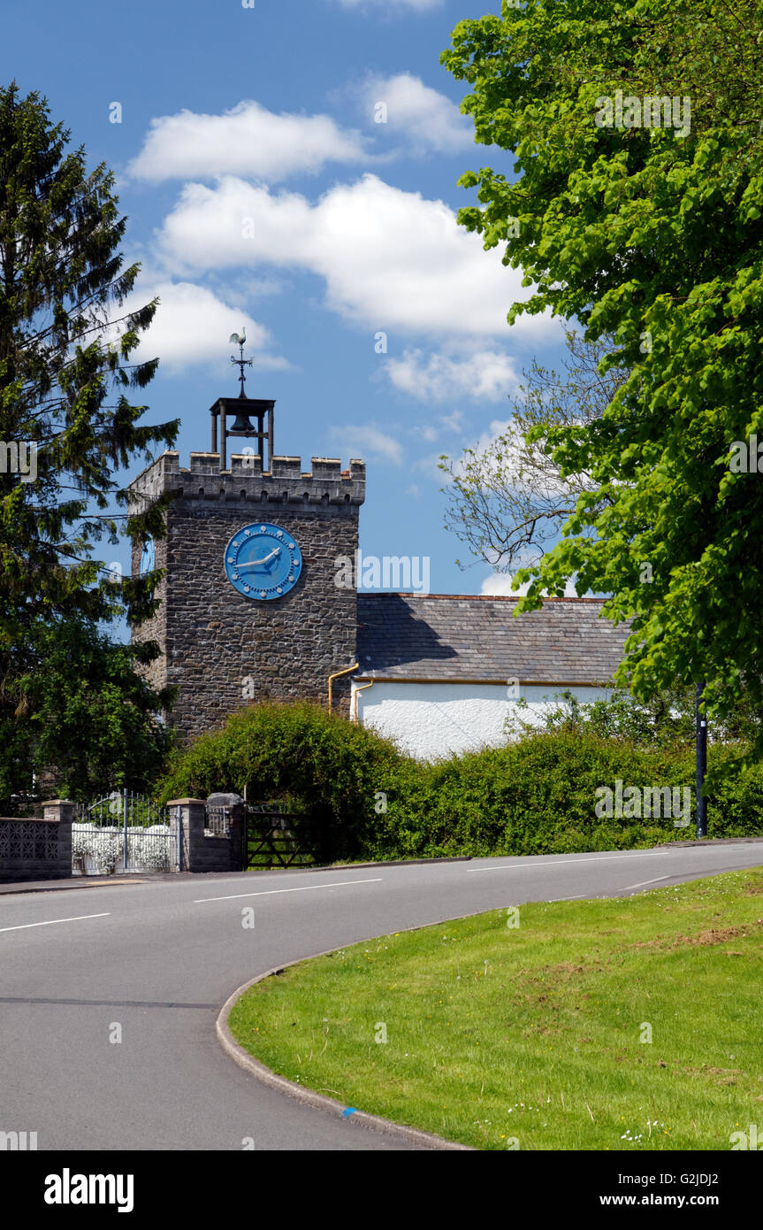 The Pandy Clock, Merthyr Tydfil, South Wales, UK Stock Photo - Alamy