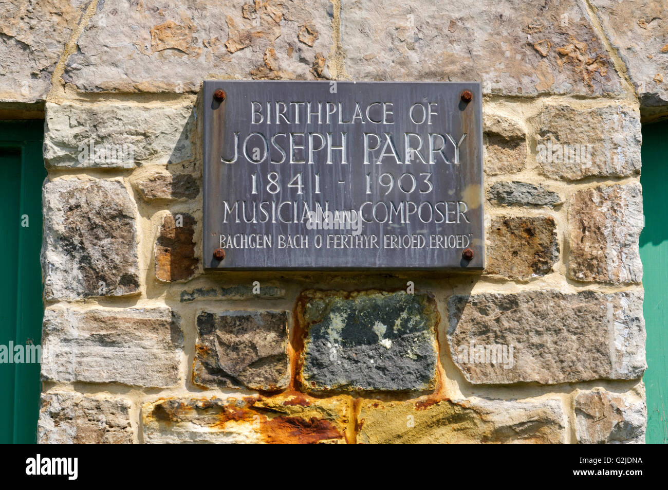 Chapel Row birthplace of famous musician and composer Joseph Parry ...