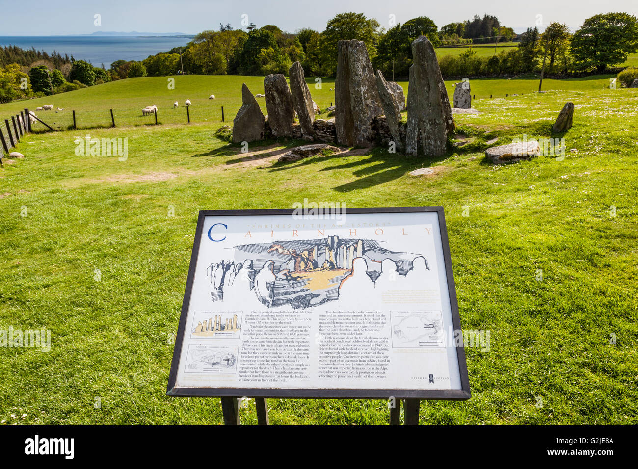 Cairnholy Chamber I near Carsluith, Dumfries and Galloway, Scotland ...