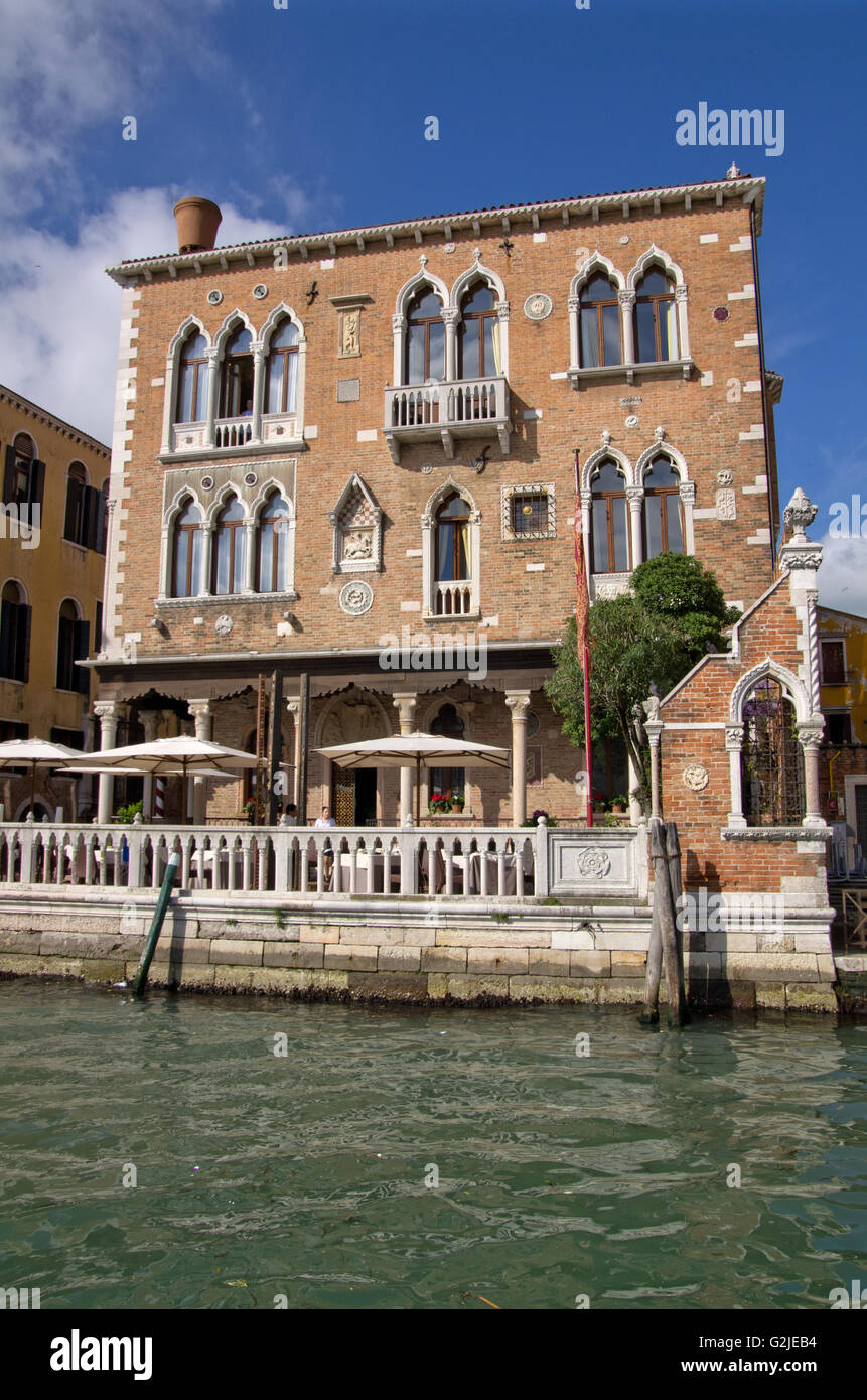 The Grand Canal Venice palazzo Stock Photo - Alamy