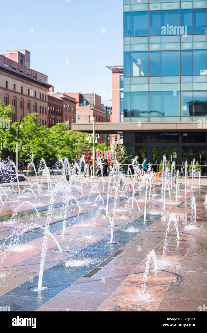 Denver union station fountain hi-res stock photography and images - Alamy