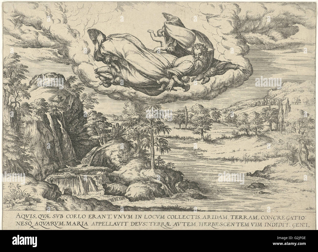 God firmament waters hi-res stock photography and images - Alamy