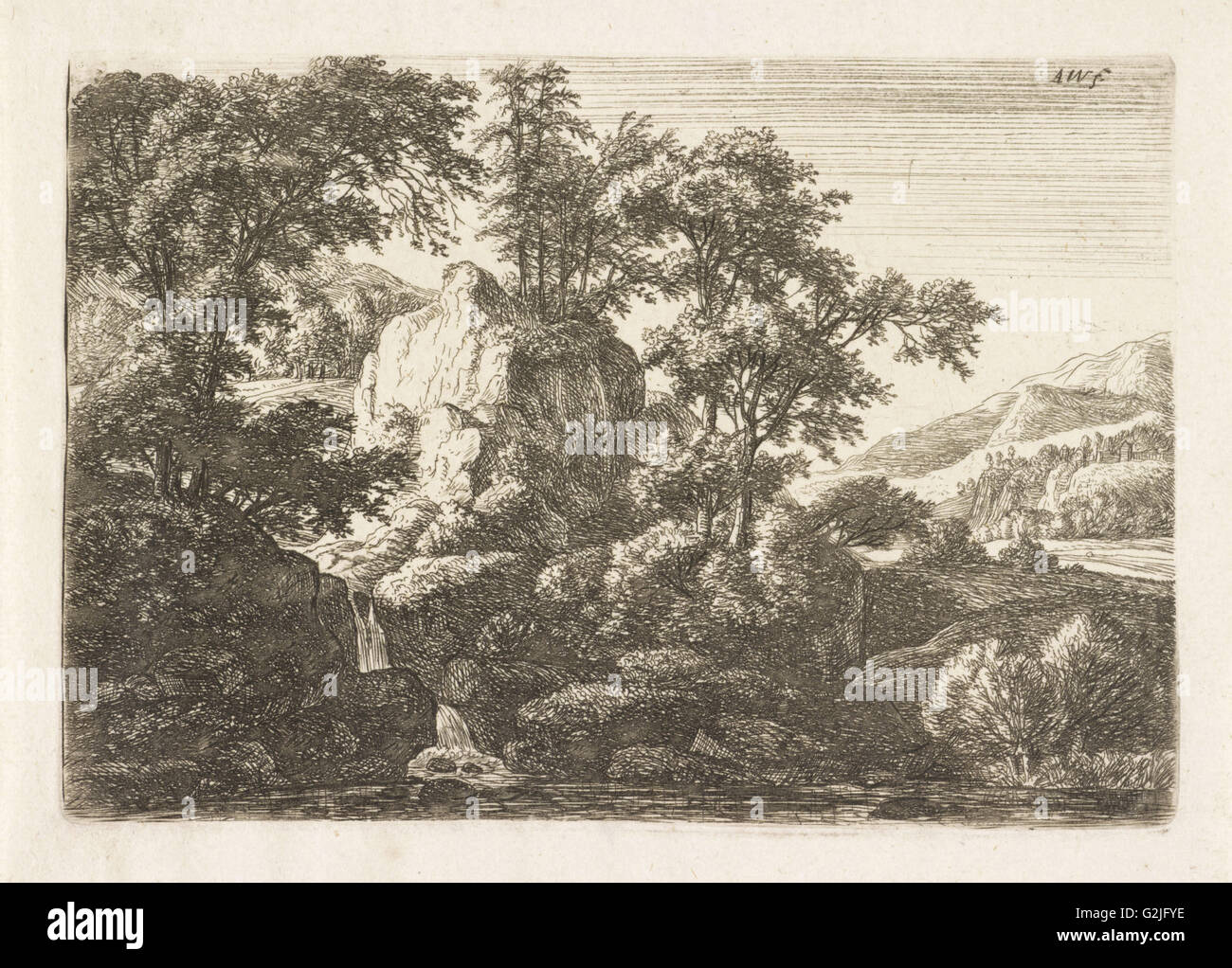 Double waterfall flows hi-res stock photography and images - Alamy