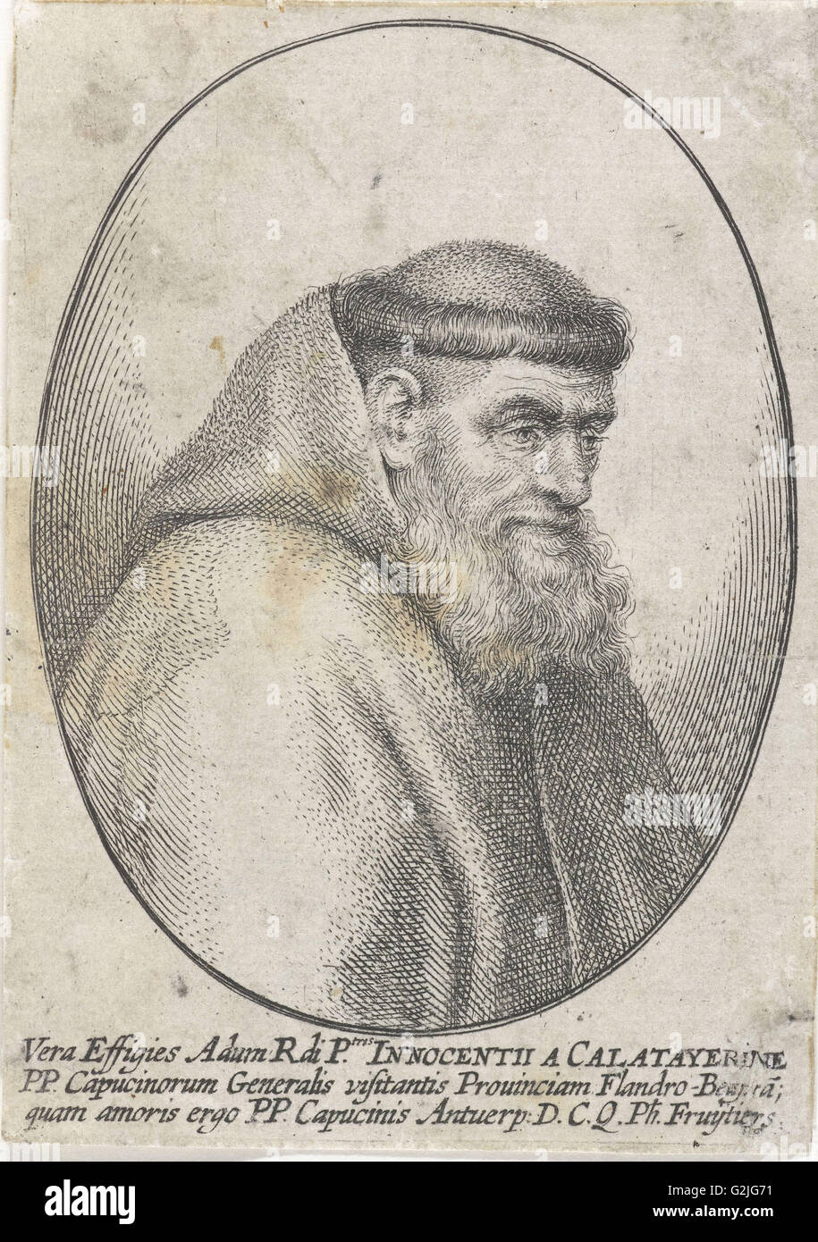 Portrait of Innocentius a Calataverone, General of the Capuchins ...