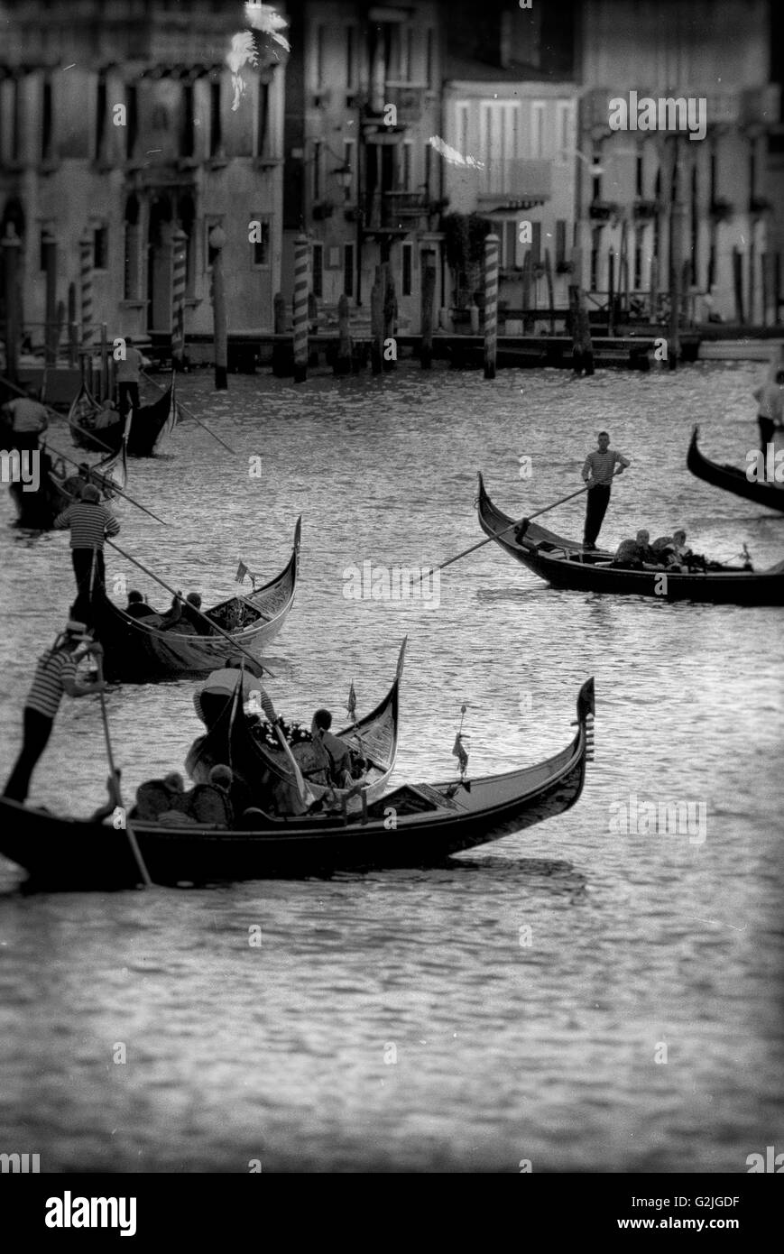 Tourists group italy Black and White Stock Photos & Images - Alamy