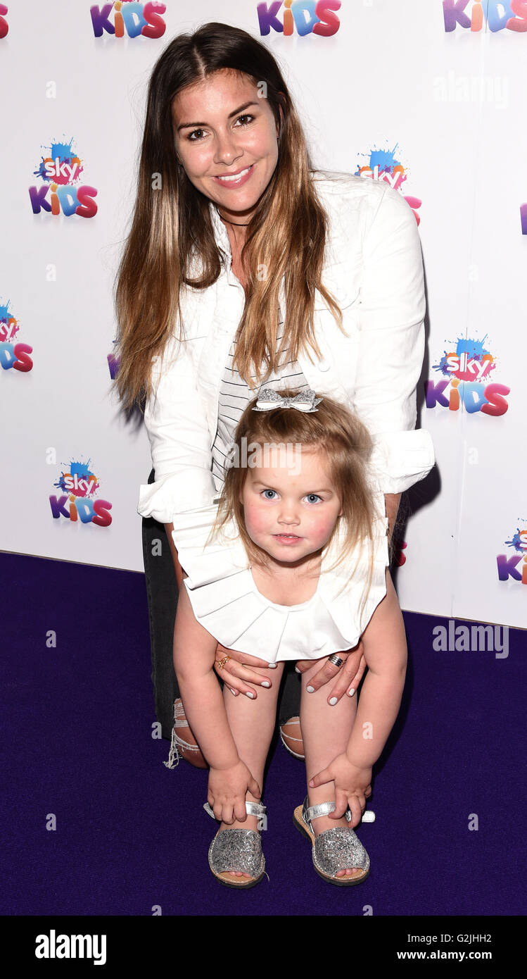 London, UK. Imogen Thomas and Ariana at The Sky Kids Cafe Launch Party ...