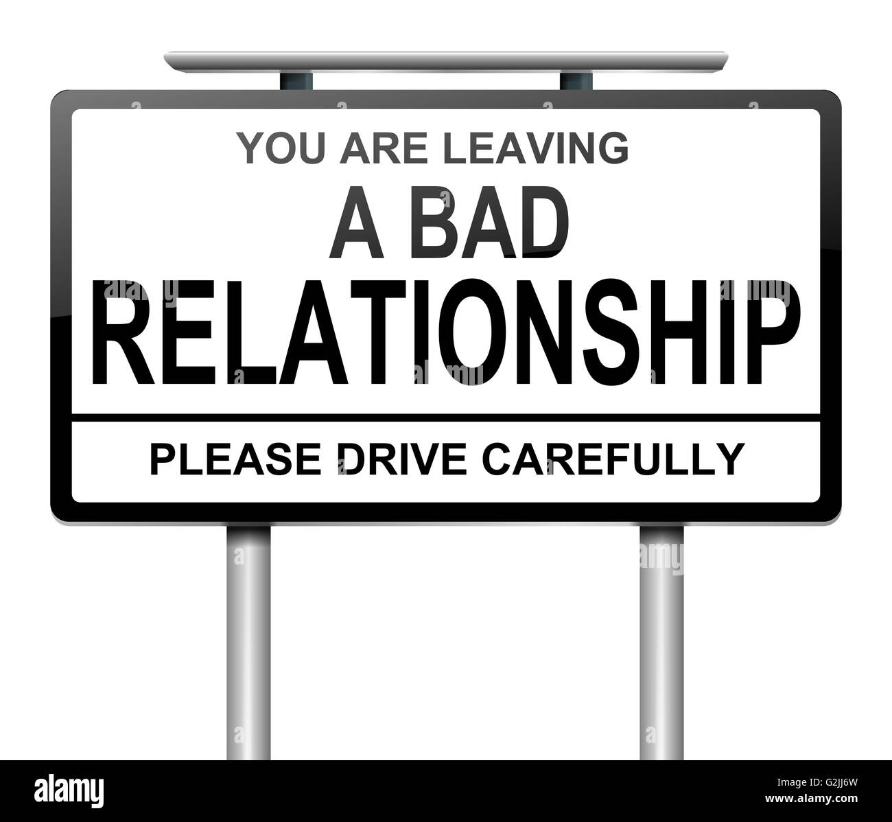 Bad marriage concept Cut Out Stock Images & Pictures - Alamy