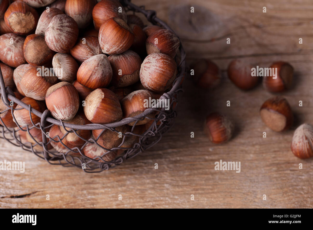 Hazelnut harvest basket hi-res stock photography and images - Alamy