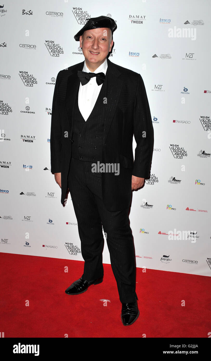 London. UK. Stephen Jones at the WGSN Global Fashion Awards at the ...