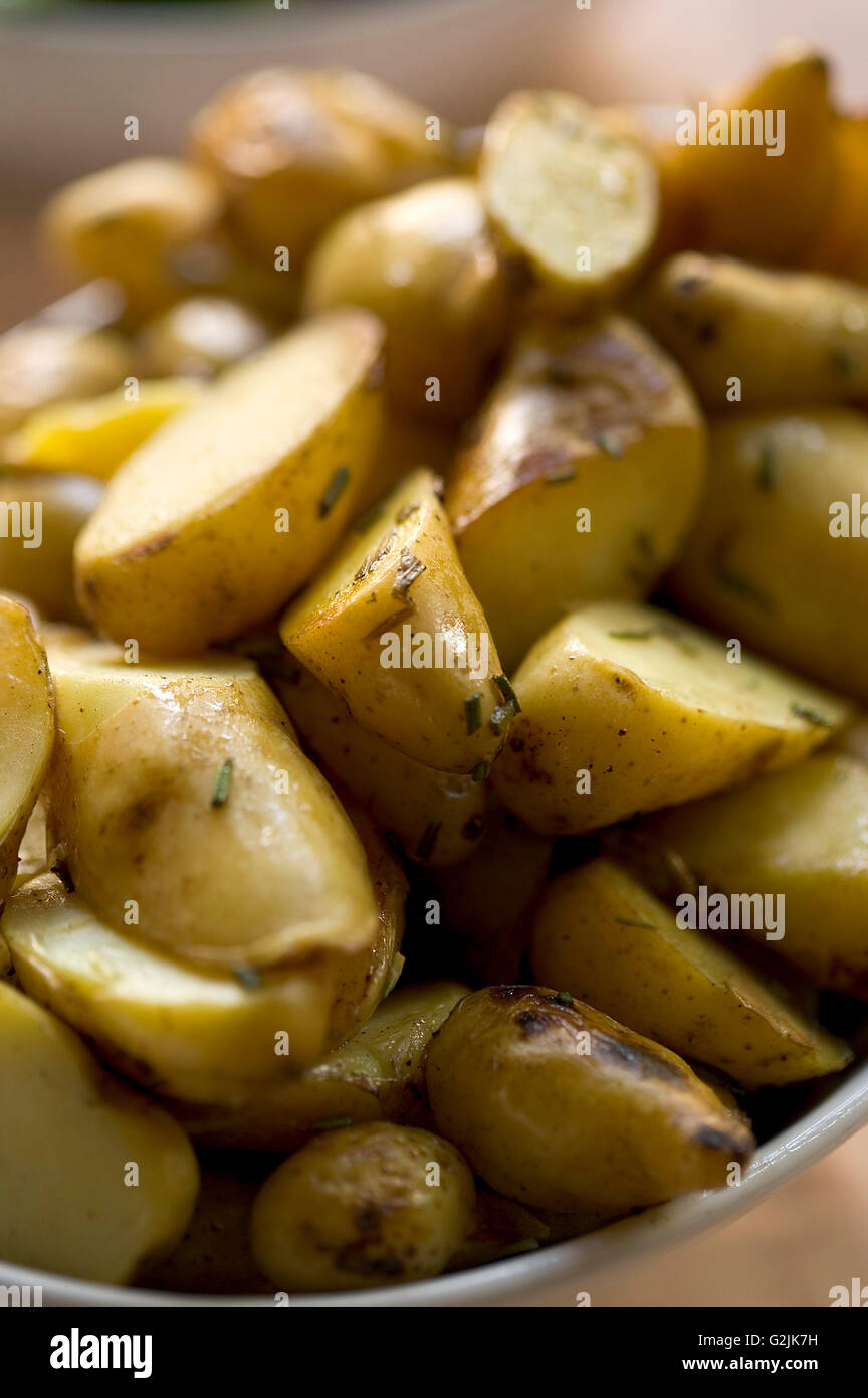 Side dish roasted potatoes hi-res stock photography and images - Alamy
