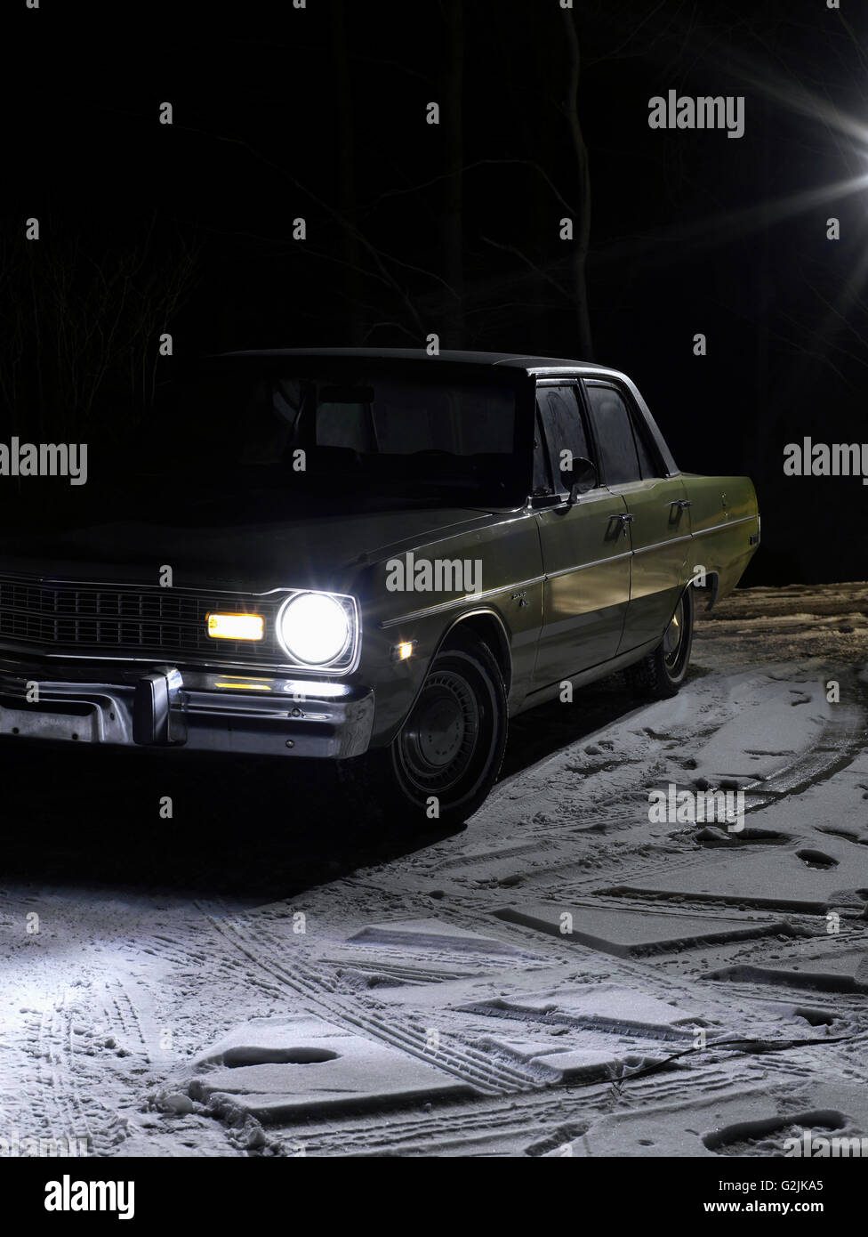 Car Headlights At Night High Resolution Stock Photography and Images ...