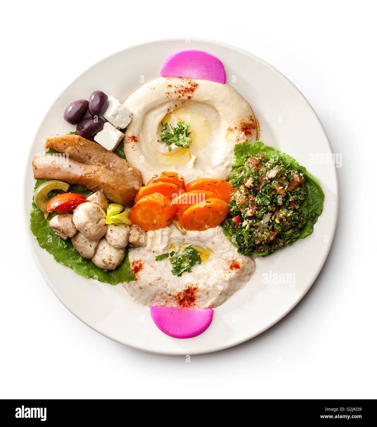 Mediterranean Food Platter Stock Photo - Alamy