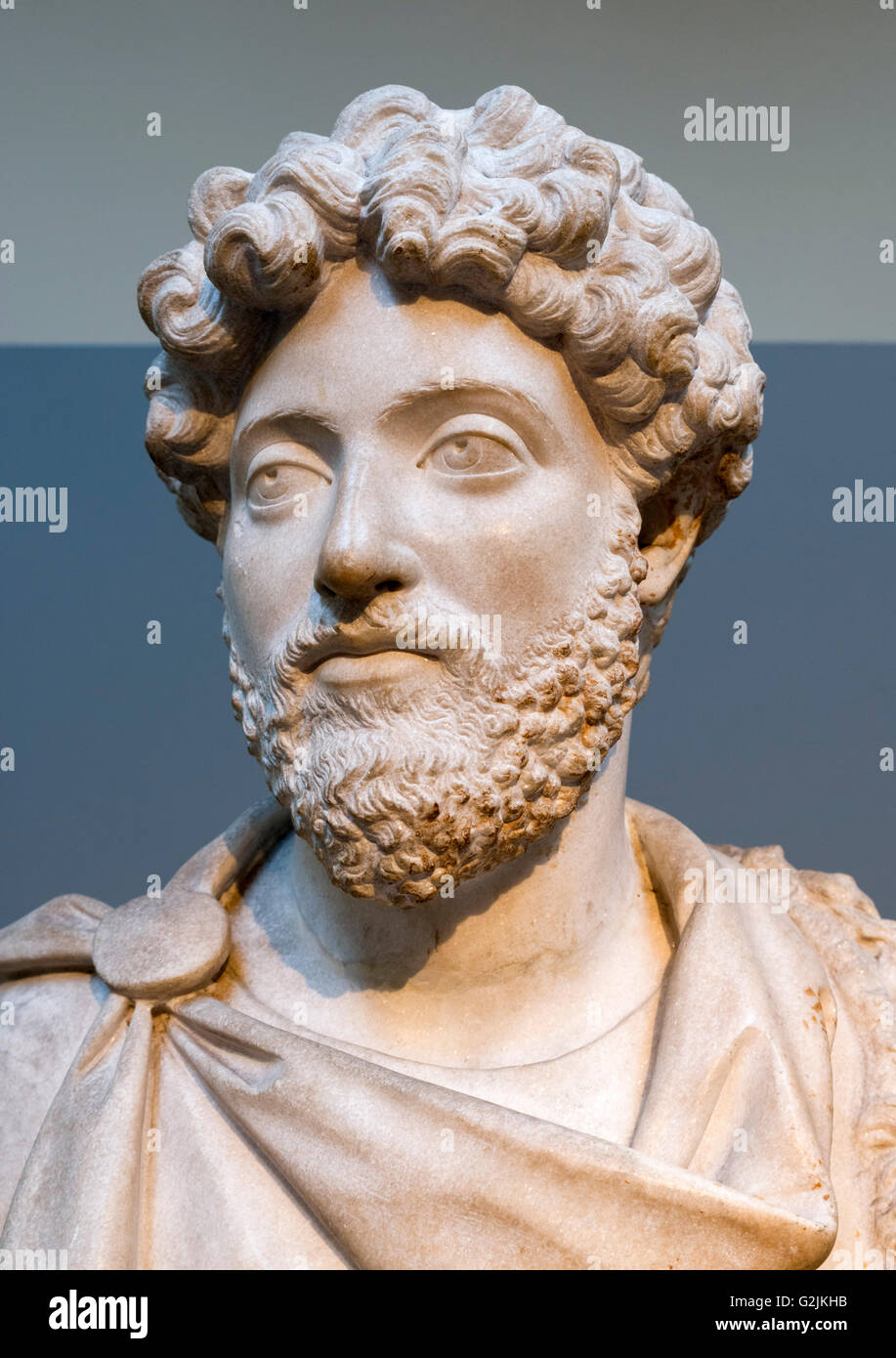 Marble bust of the Emperor Marcus Aurelius (AD 121 – 180), joint ...