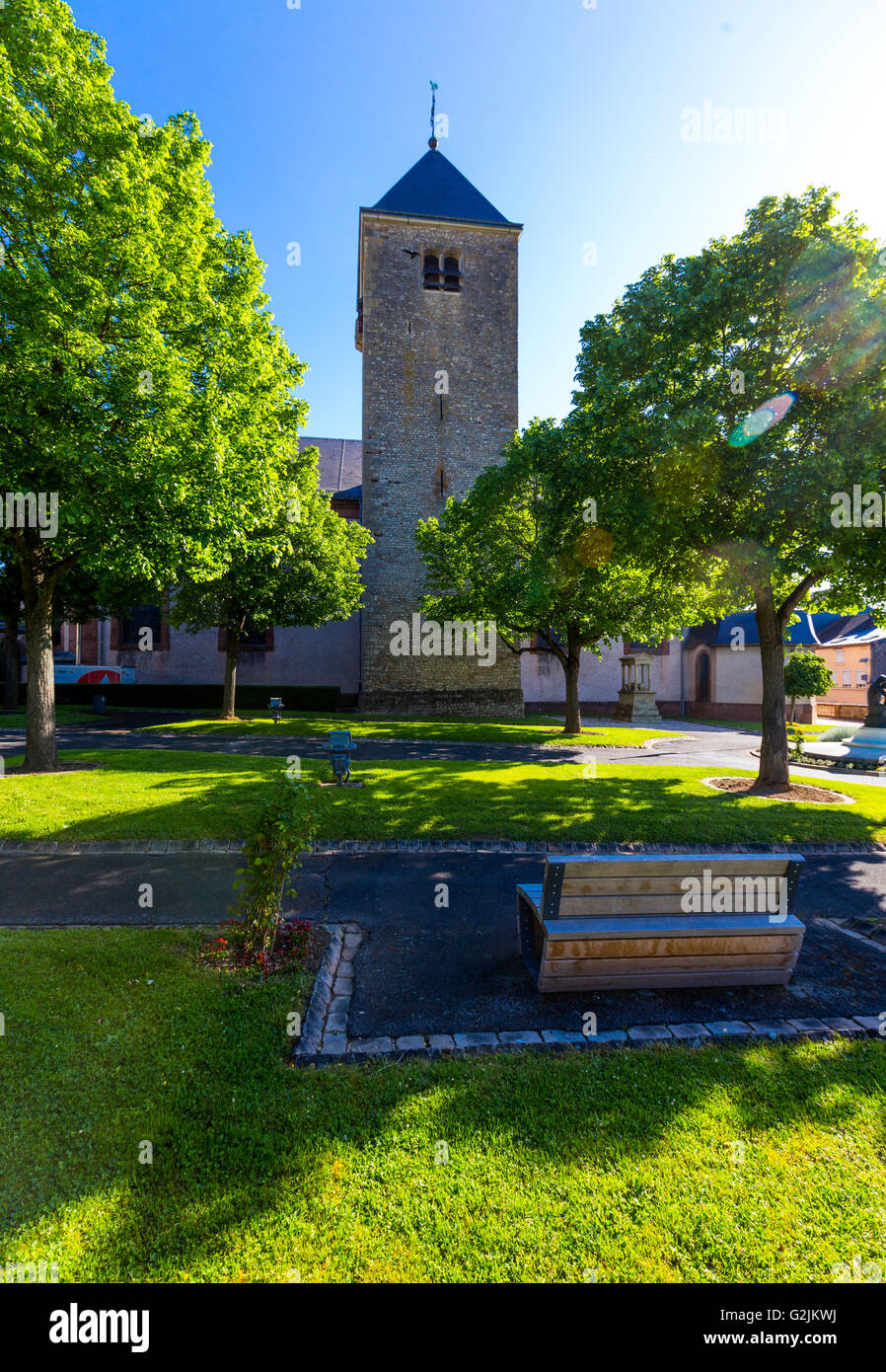 Church in Remich Stock Photo - Alamy