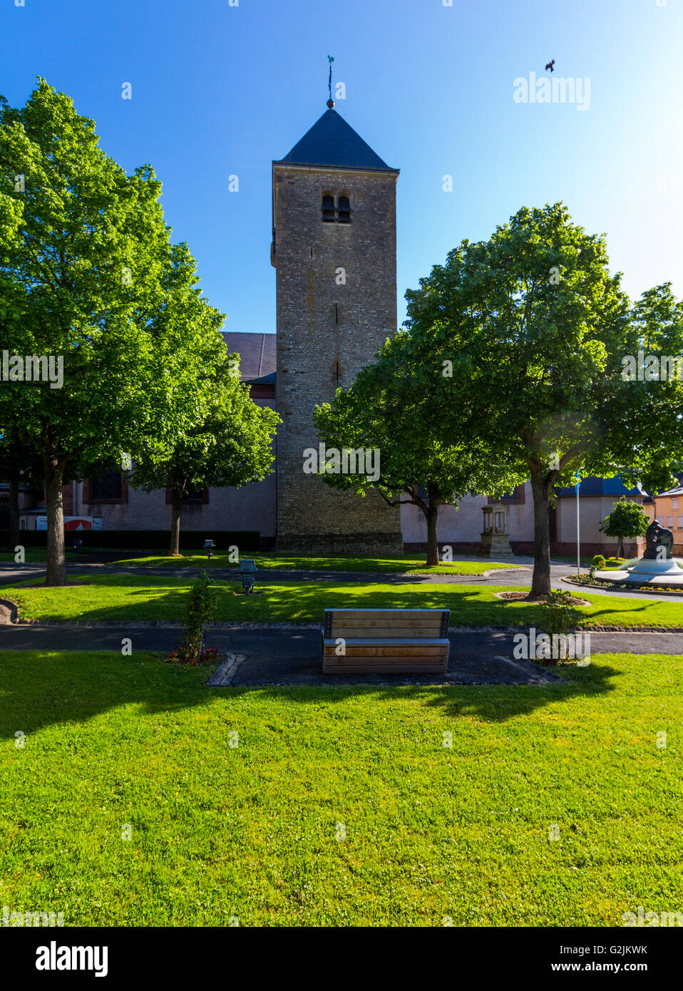 Church in Remich Stock Photo - Alamy