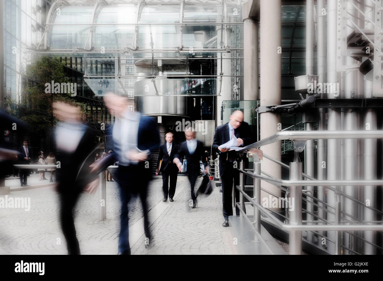 Monday morning in the city of London,England Stock Photo - Alamy