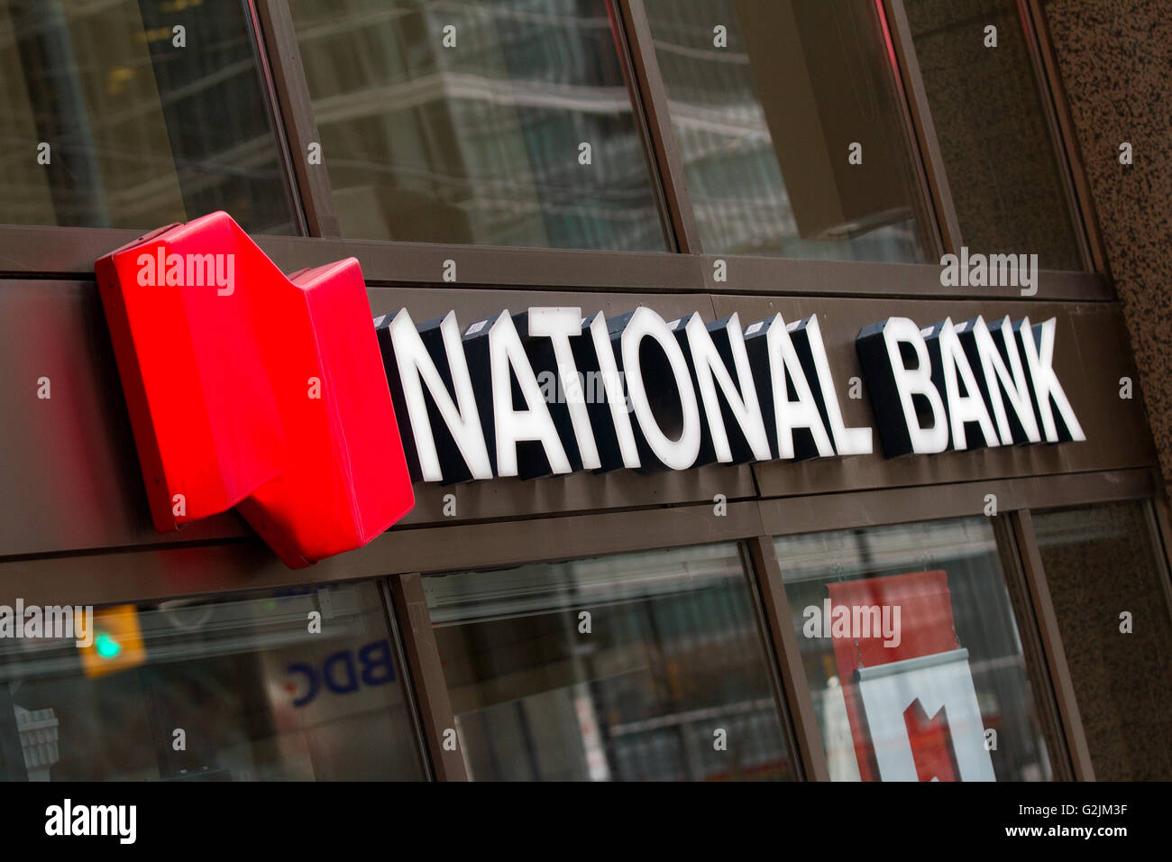 National Bank in downtown Toronto, Ont., on April 24, 2016 Stock Photo ...
