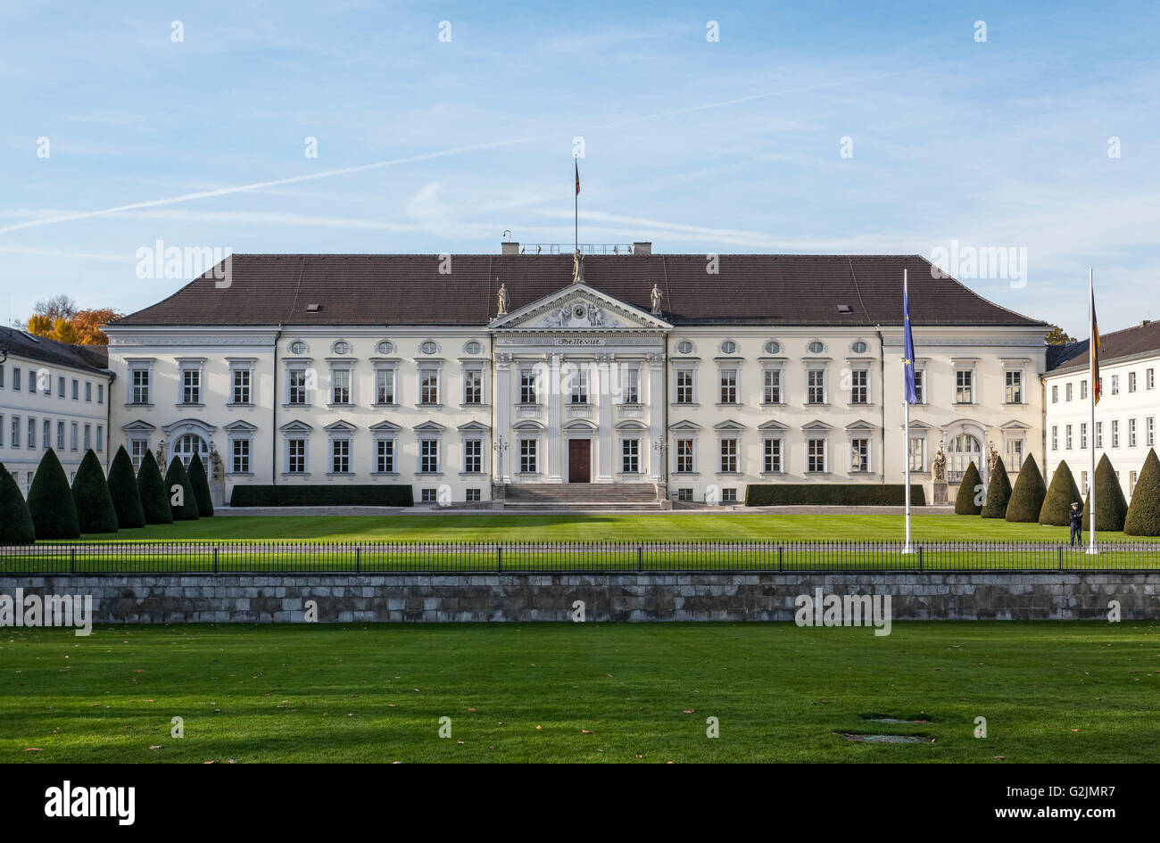 Schloss Bellevue, Palace Bellevue, residence of the German Federal ...