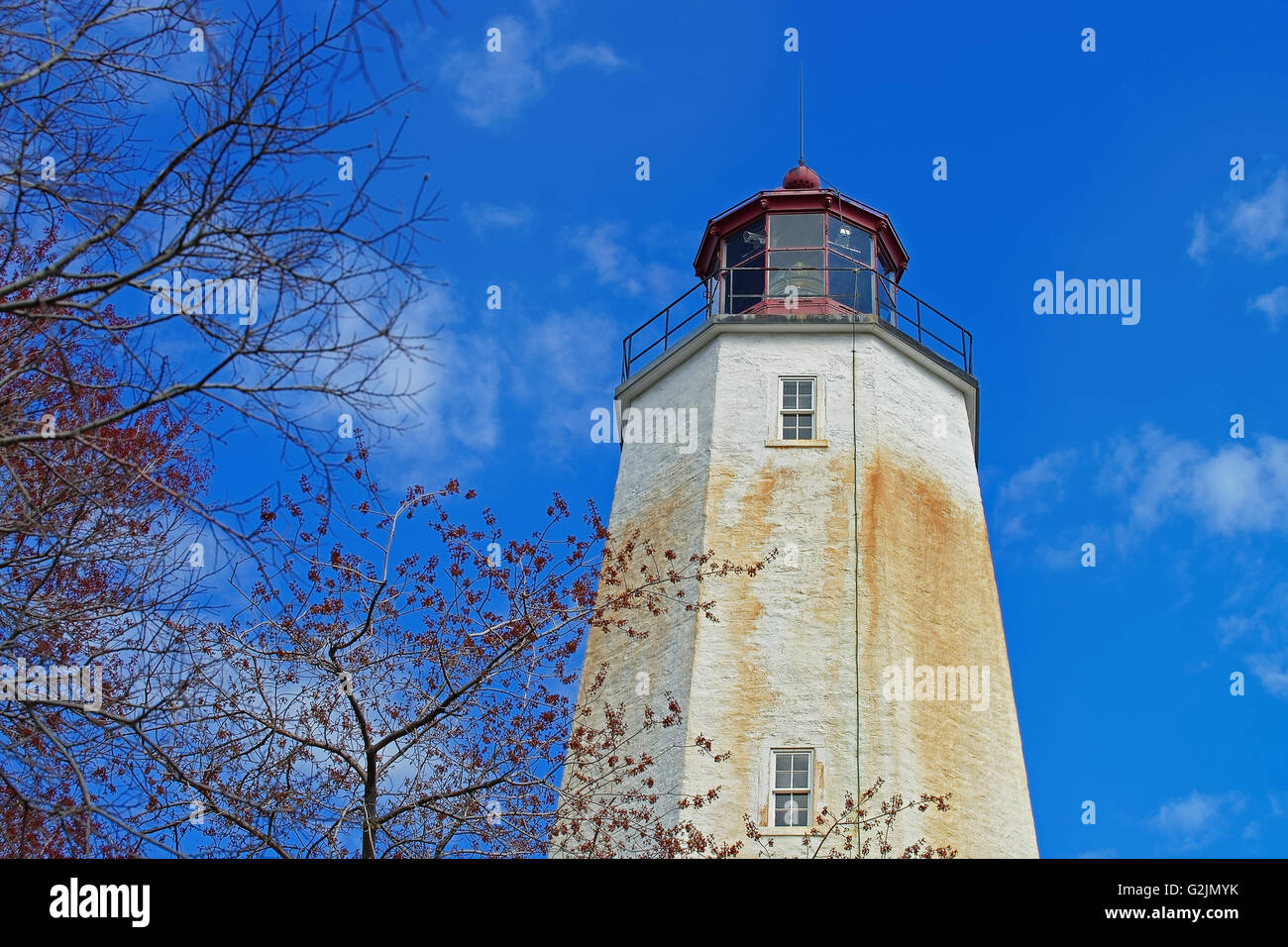 Sandy Hook Lighthouse. It is the oldest lighthouse still working now ...
