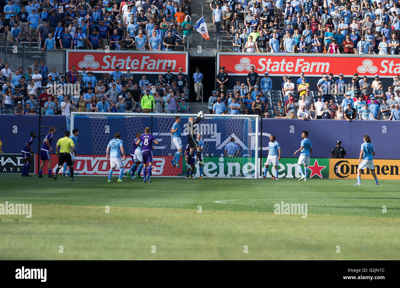 New York, NY USA - May 29, 2016: Goalkeeper Josh Saunders of NYC FC ...