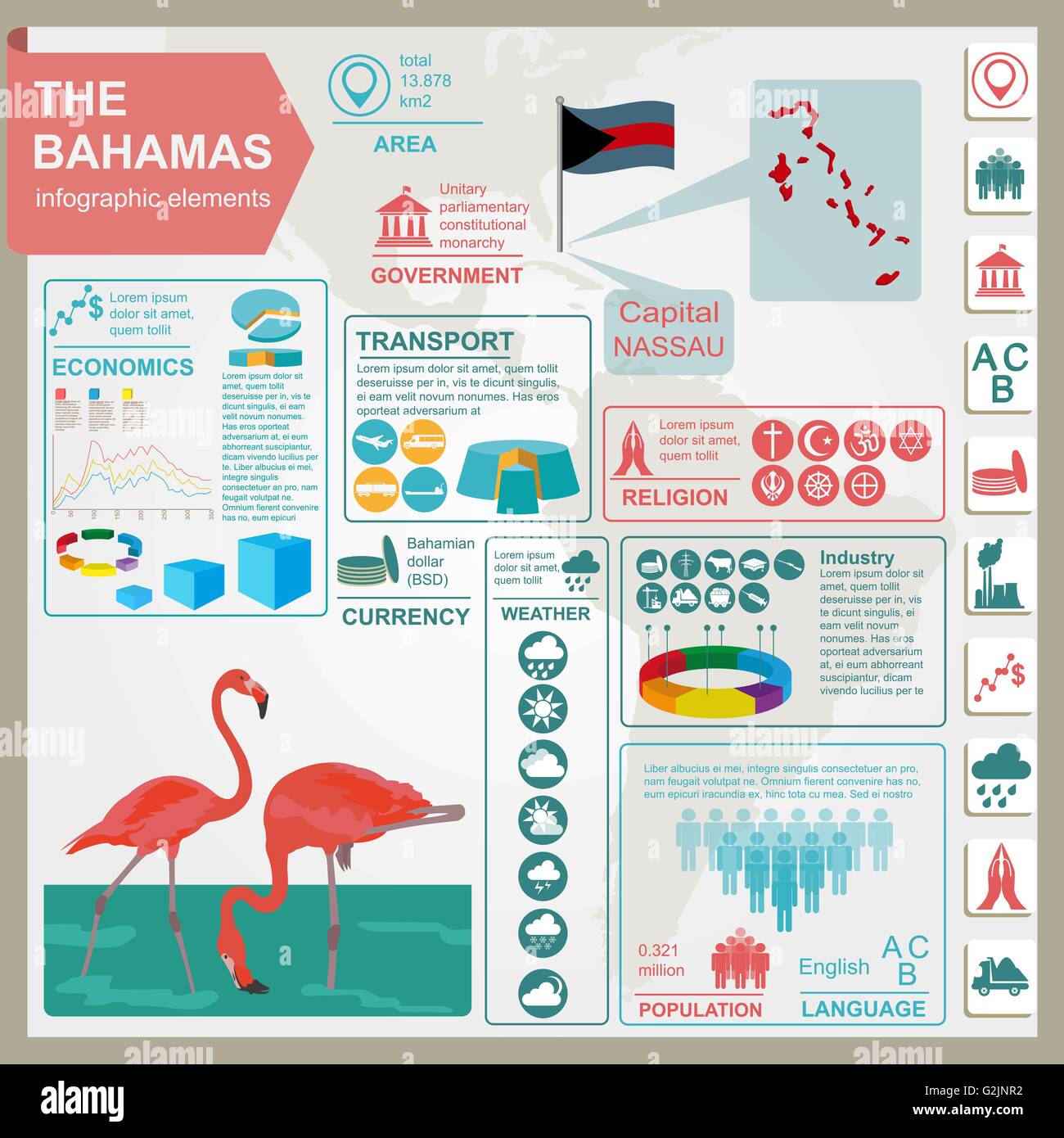 Nassau church Stock Vector Images - Alamy