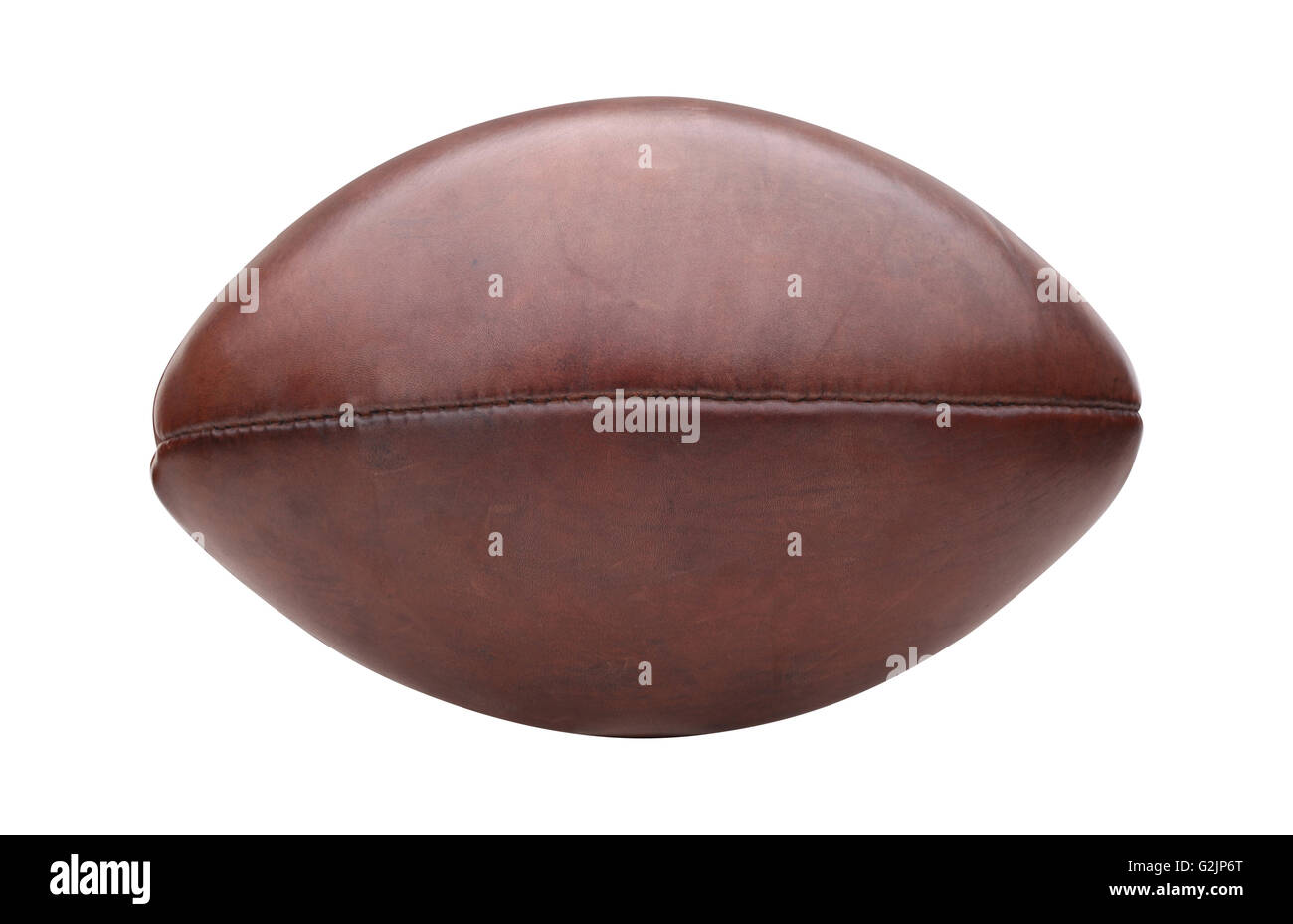 vintage american football ball isolated on white Stock Photo - Alamy