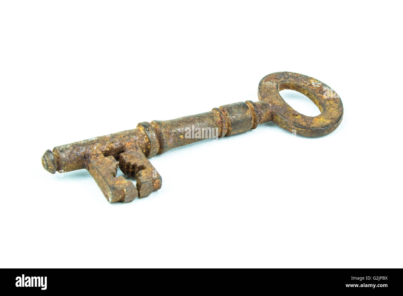 Close up of ancient rusty key Stock Photo - Alamy