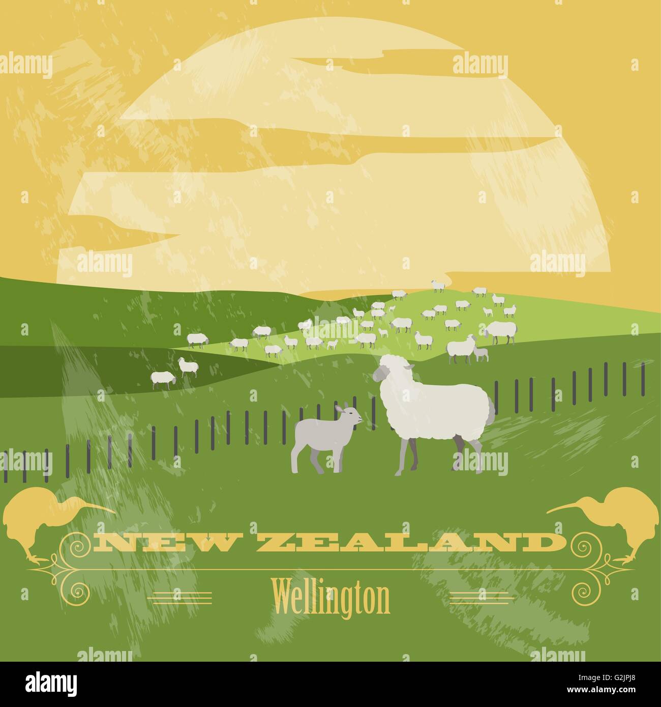 New Zealand Sheep Cartoons