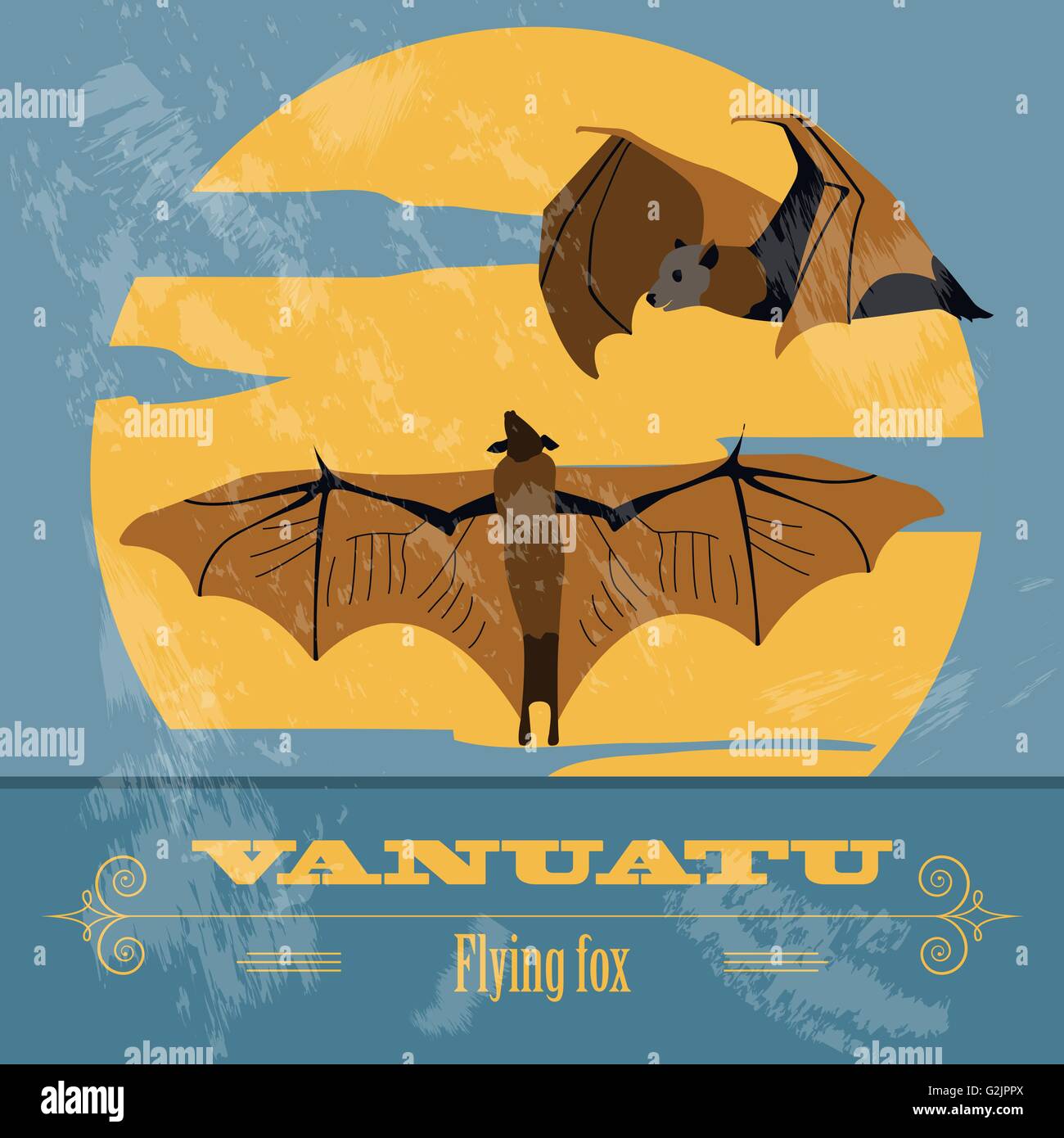 Flying fox australia Stock Vector Images - Alamy