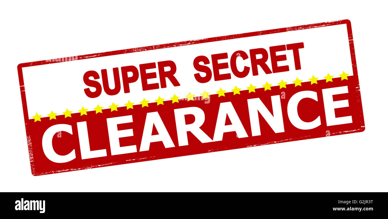 Rubber stamp with text super secret clearance inside, vector ...