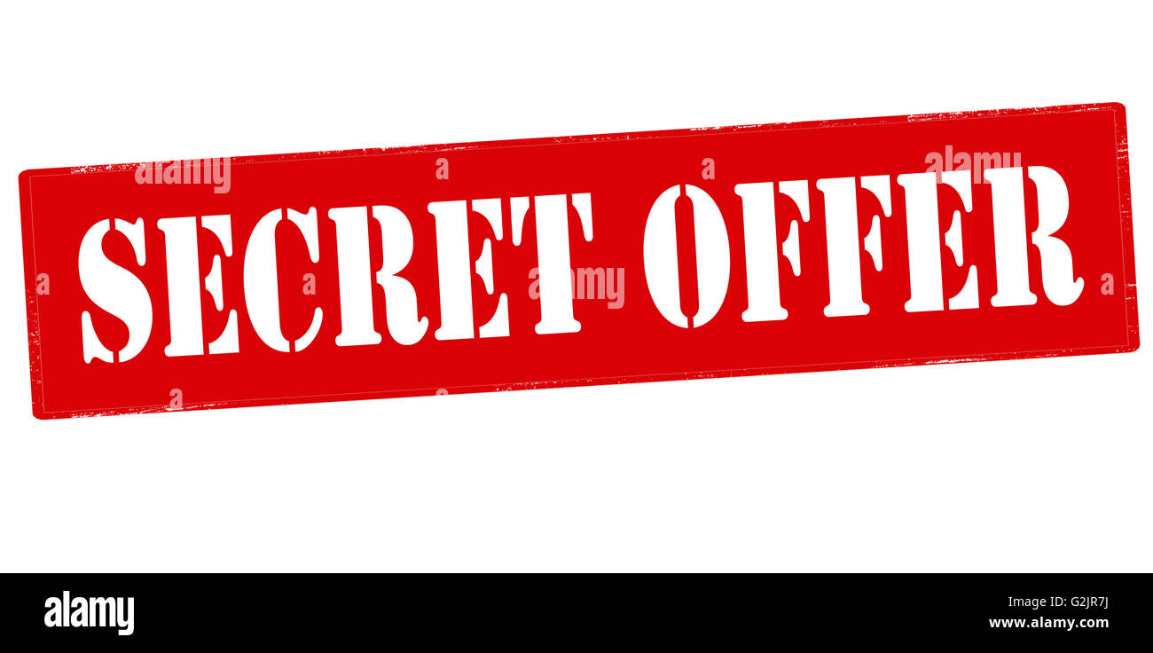 Secret bid hi-res stock photography and images - Alamy