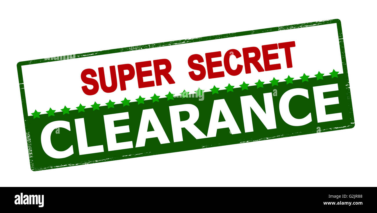 Rubber stamp with text super secret clearance inside, vector ...