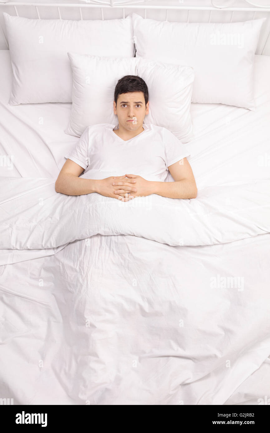 Worried young man hi-res stock photography and images - Alamy