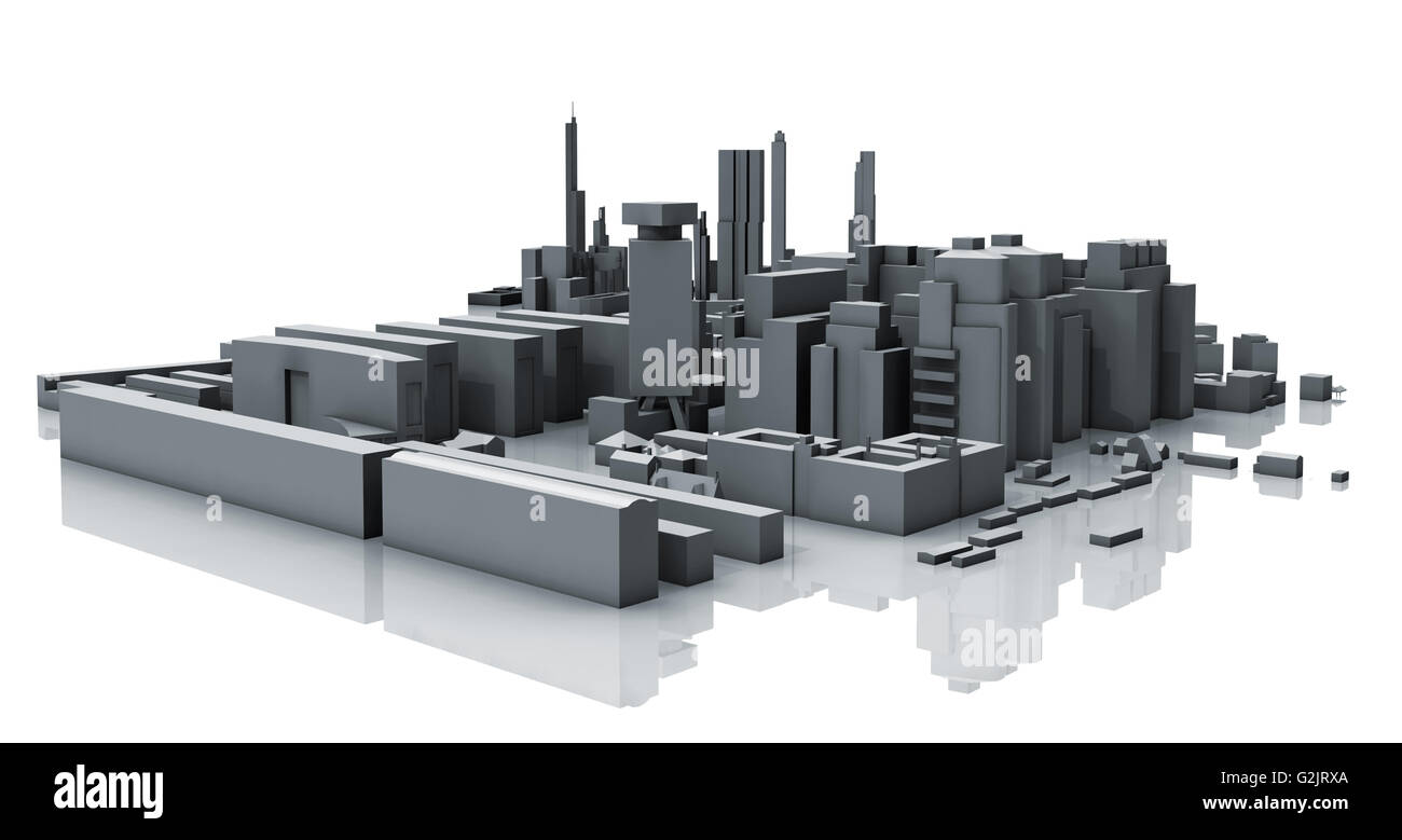 Office block exterior dark Cut Out Stock Images & Pictures - Alamy