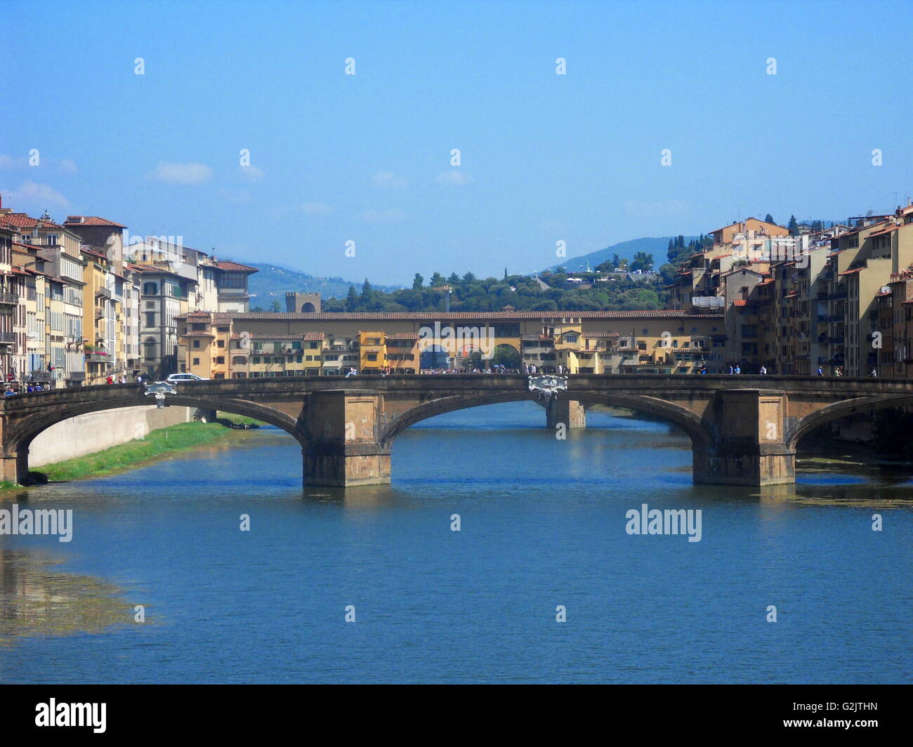 The Ponte Santa Trinita or 'Holy Trinity Bridge', A bridge over the ...