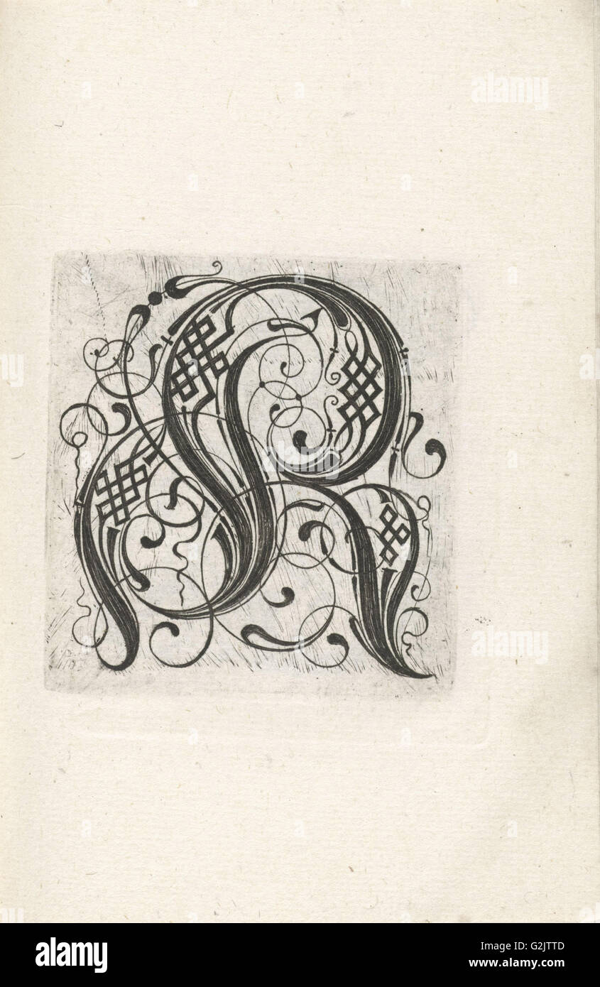Letter R, Anonymous, c. 1600 - c. 1699 Stock Photo - Alamy